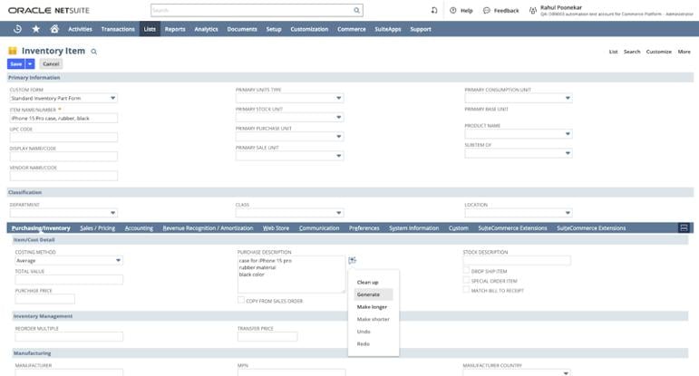 GSI Guidance through NetSuite Release 2024.1