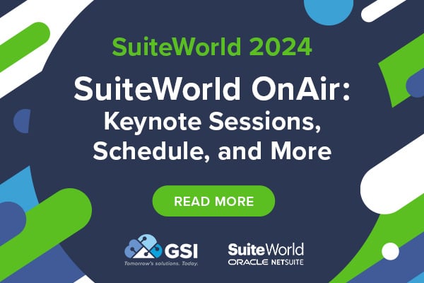 SuiteWorld 2024: SuiteWorld OnAir: Schedule, Keynote Sessions, and More