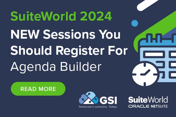 SuiteWorld 2024: NEW Sessions You Should Register For | Agenda Builder