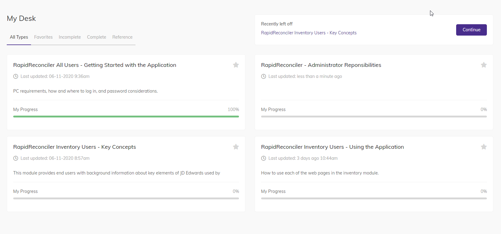 GSI Introduces RapidReconciler On-Line Training Modules for JD Edwards!