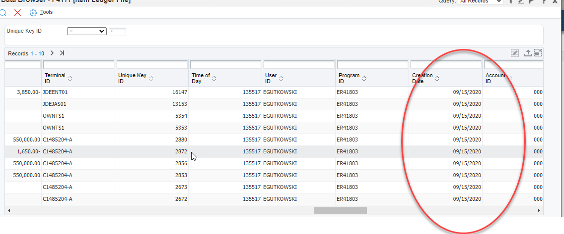 A “Gotcha” on using JD Edwards Global Item Update