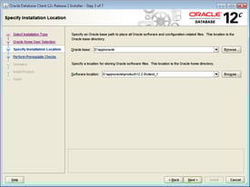 Installing Oracle 12.2 Client Software on Windows