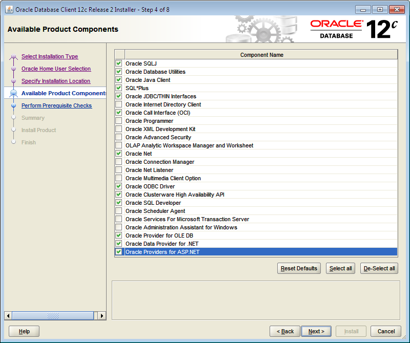 Installing Oracle 12.2 Client Software on Windows