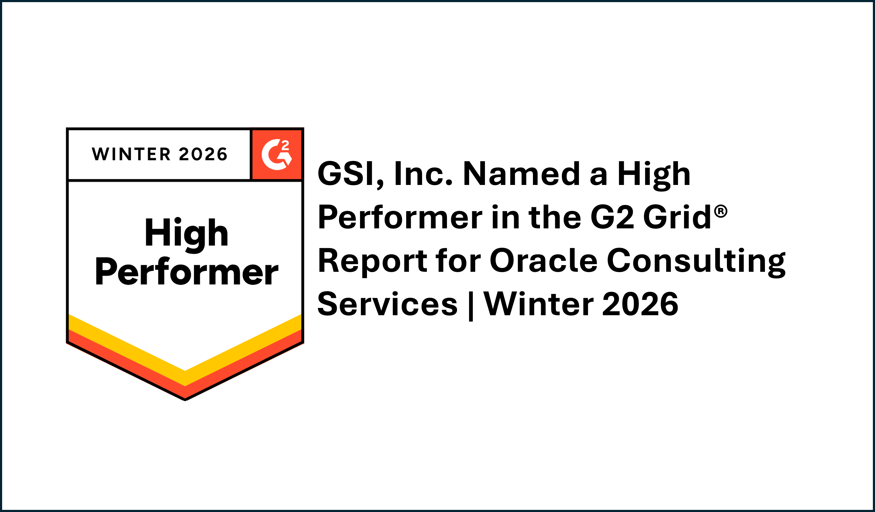 Press Release: GSI, Inc. Named a High Performer in the G2 Grid® Report ...